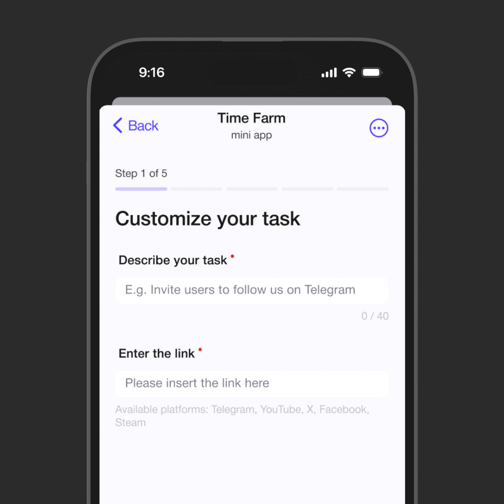 Time Farm app